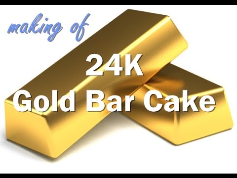 The Making of 24K Gold Bar Cake - YouTube