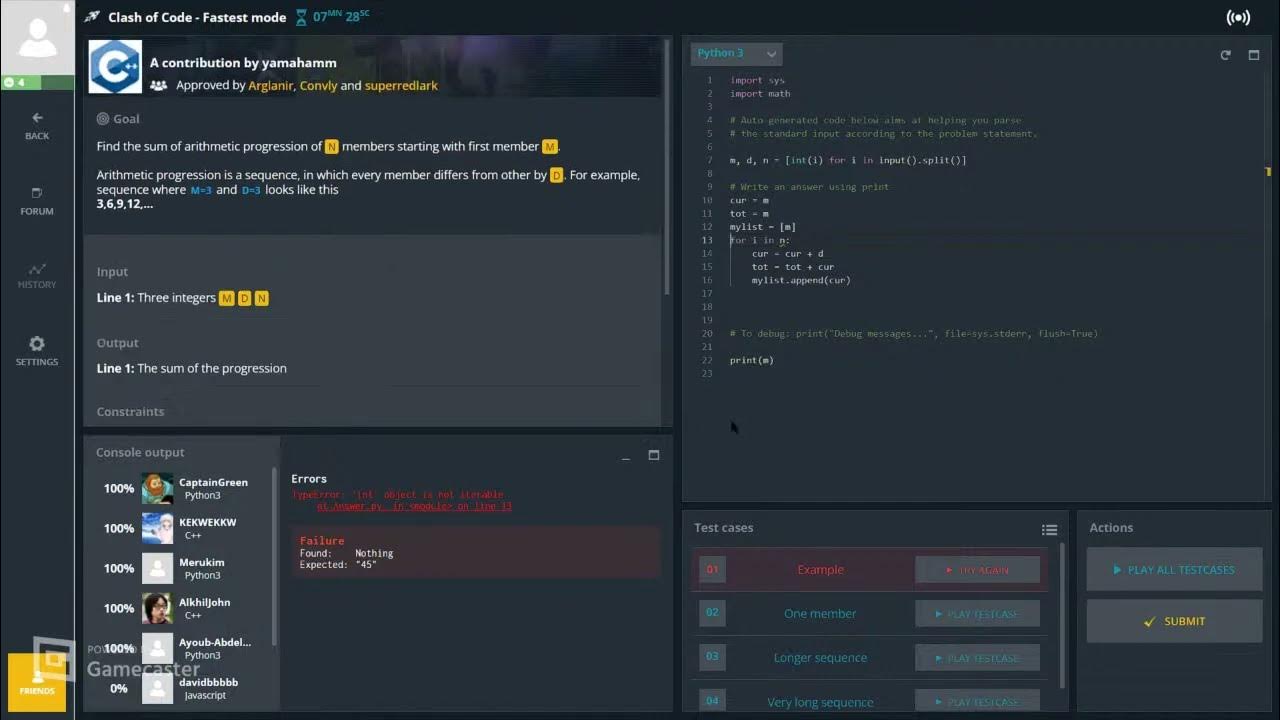Clash of Code on CodinGame - YouTube