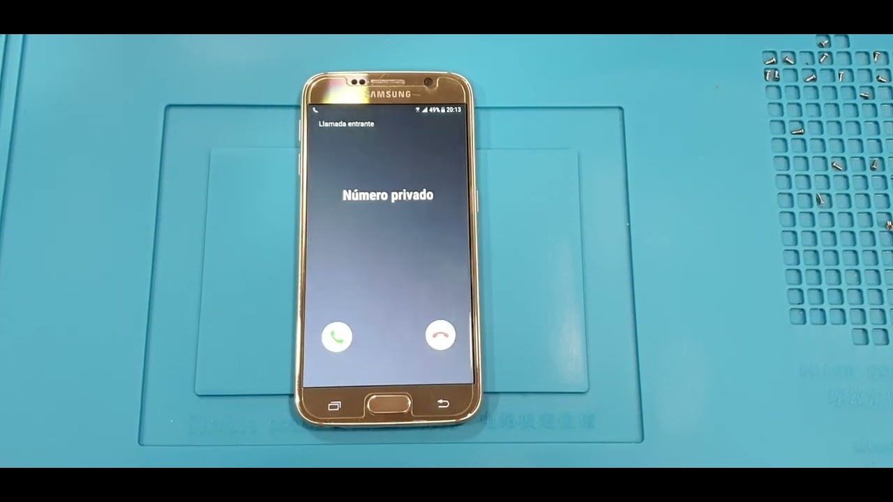 Incoming call Samsung Galaxy S6 - YouTube
