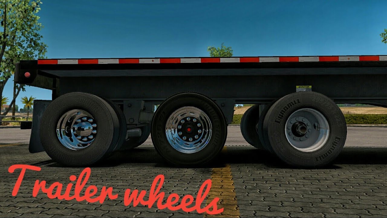 ATS V1.35 -trailer Aloca WHEELS for your trailers -ATS MODS - YouTube