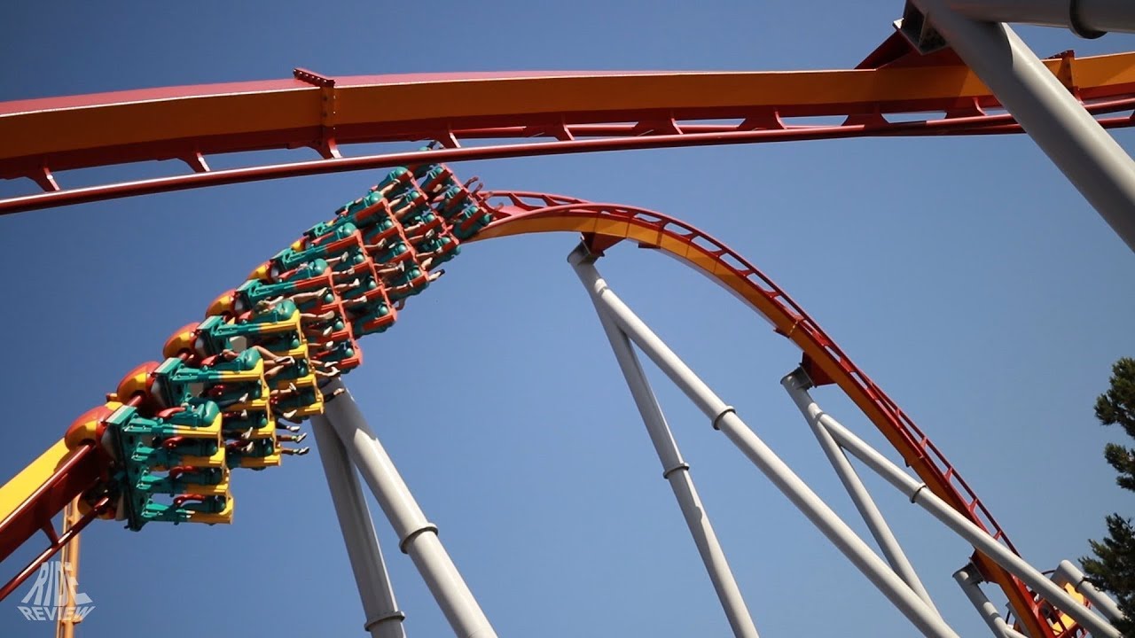 Silver Bullet - Knott's Berry Farm - B&M - Inverted Coaster - YouTube