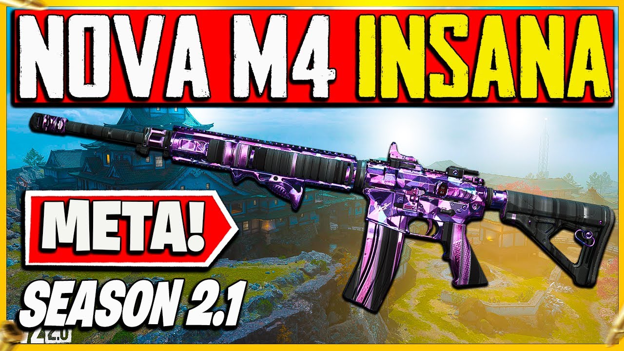 NOVA M4 META TÁ INSANA NO WARZONE 2.0 SEASON 2 RELOADED! MELHOR CLASSE ...