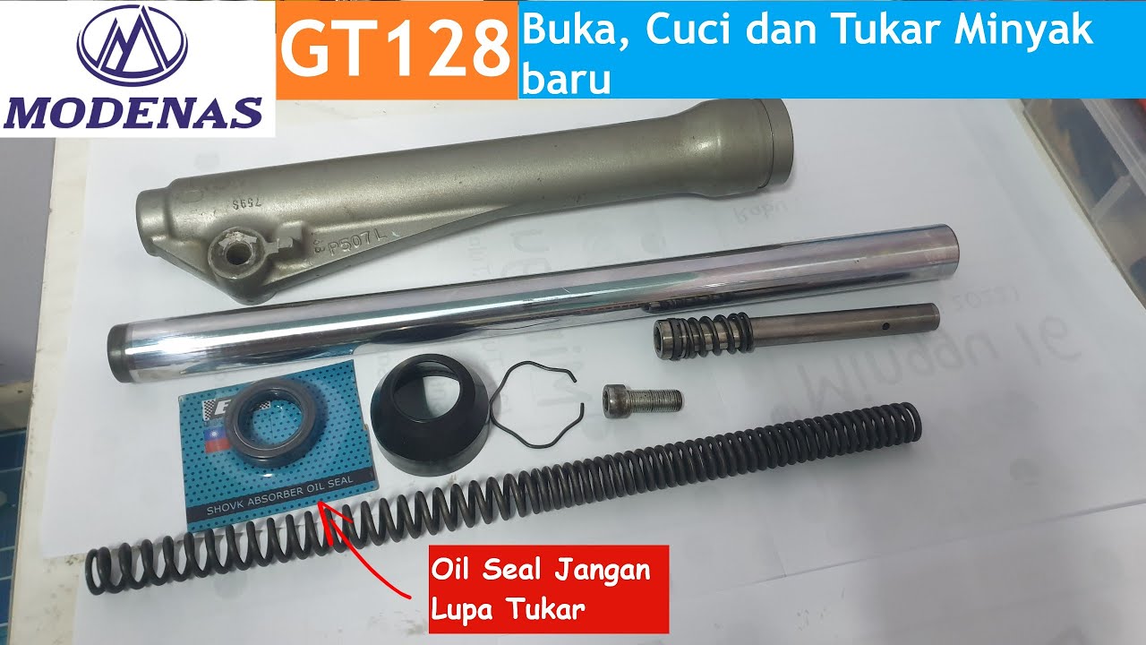 Modenas GT128 | Servis Fork - YouTube