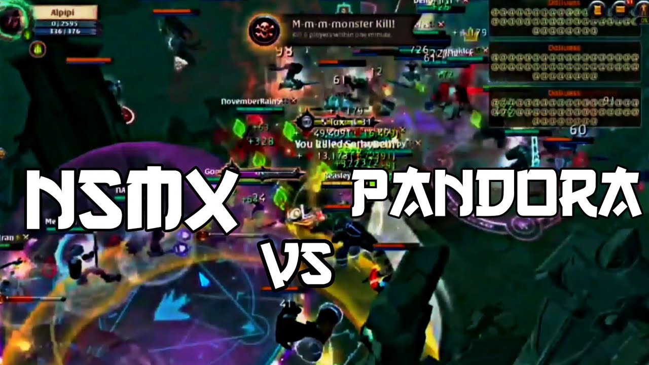 NSMX VS PANDORA & LEGION BROCOLI | Albion Online Edit - YouTube