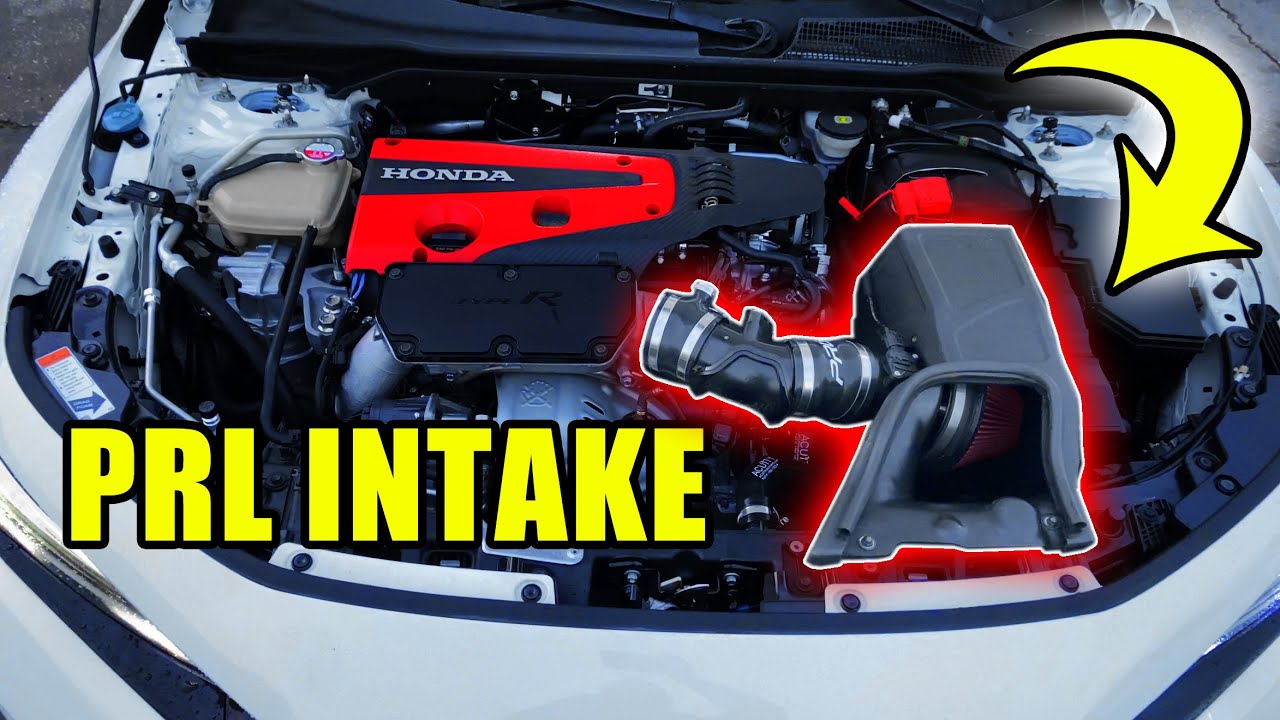 PRL Intake Install on My FL5 Civic Type R - YouTube