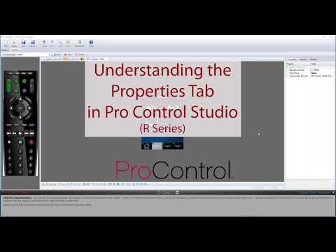 Pro Control R Series - Understanding the Properties Tab in Pro Control ...