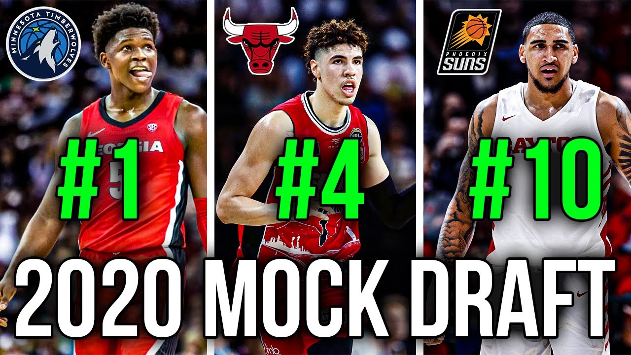 OFFICIAL 2020 NBA MOCK DRAFT | Entire First Round - YouTube