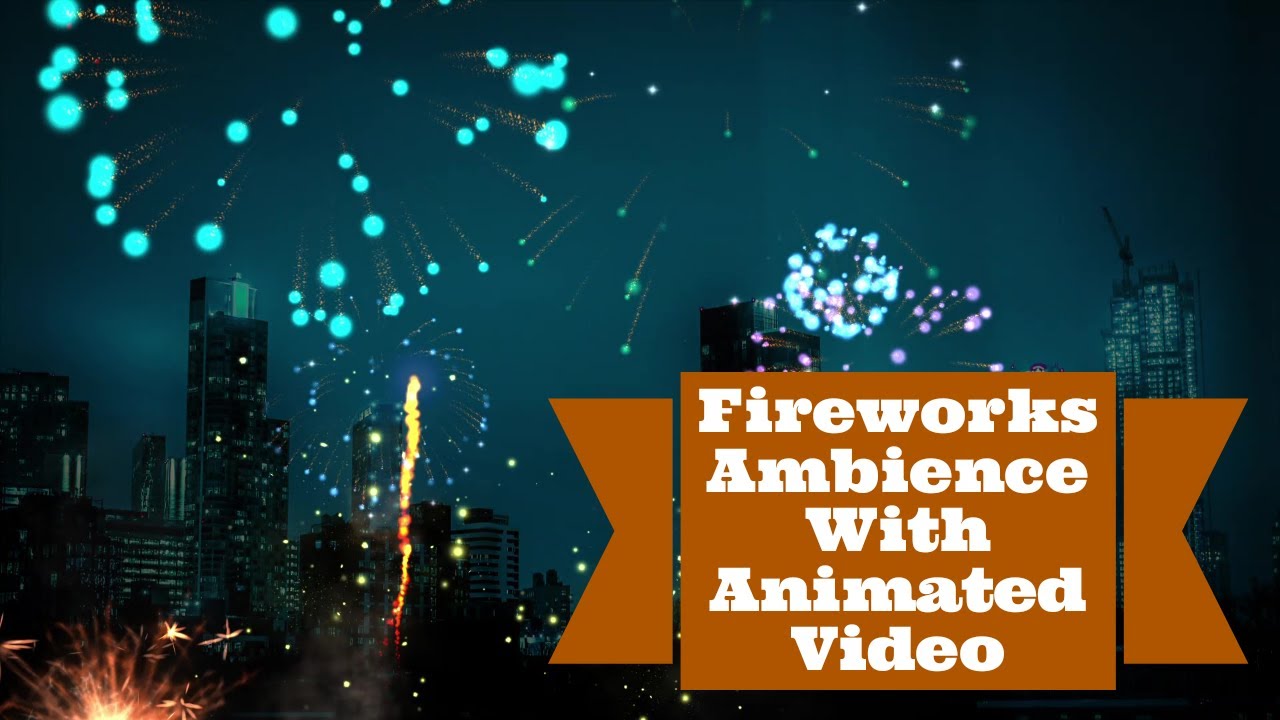 Fireworks Ambience: Victory Day, May 9th audio with animated fireworks ...