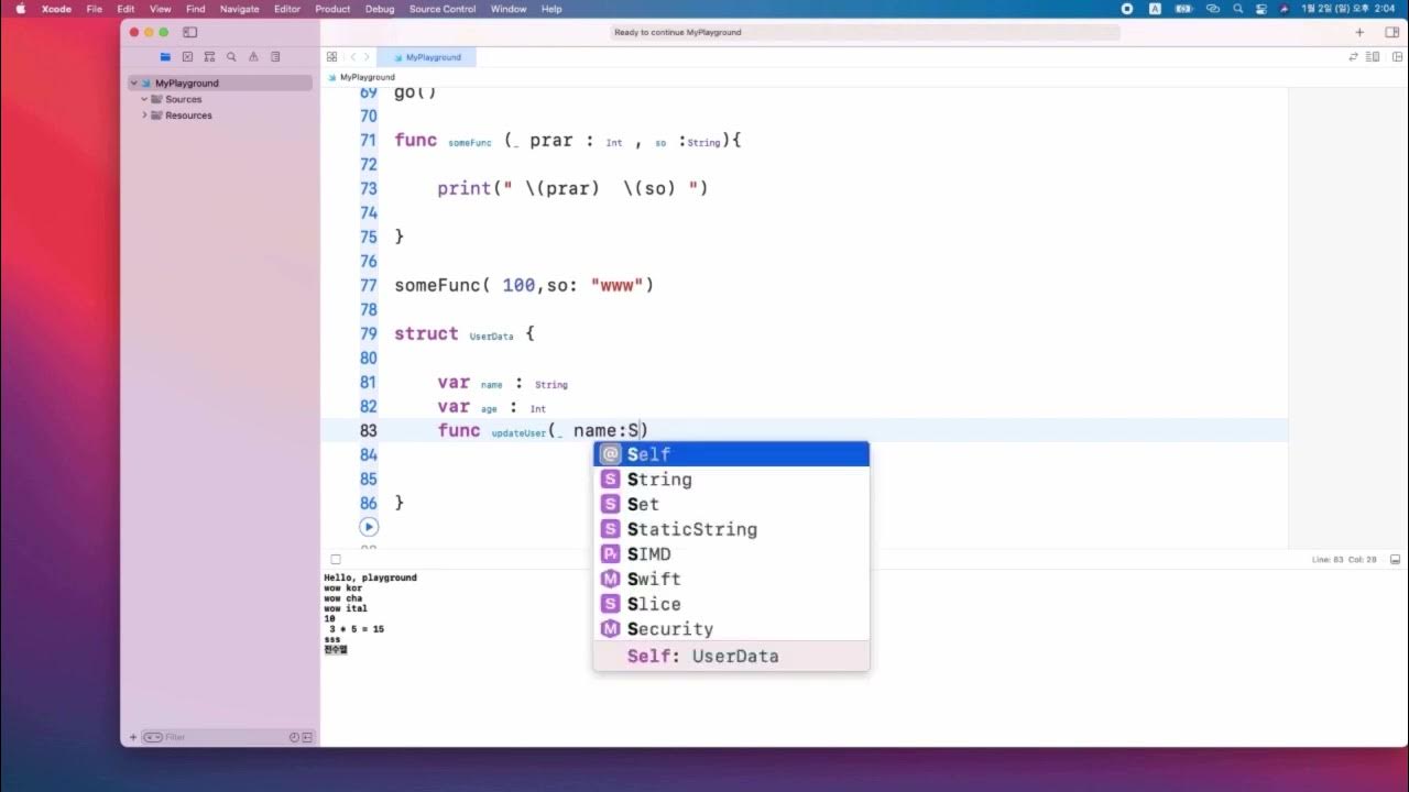 iOS swift 공개 무료 강좌 N02swift_struct_class.mp4 - YouTube