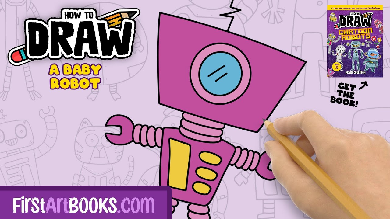 How To Draw A Baby Robot 🤖 Step-by-Step Drawing Tutorial ...