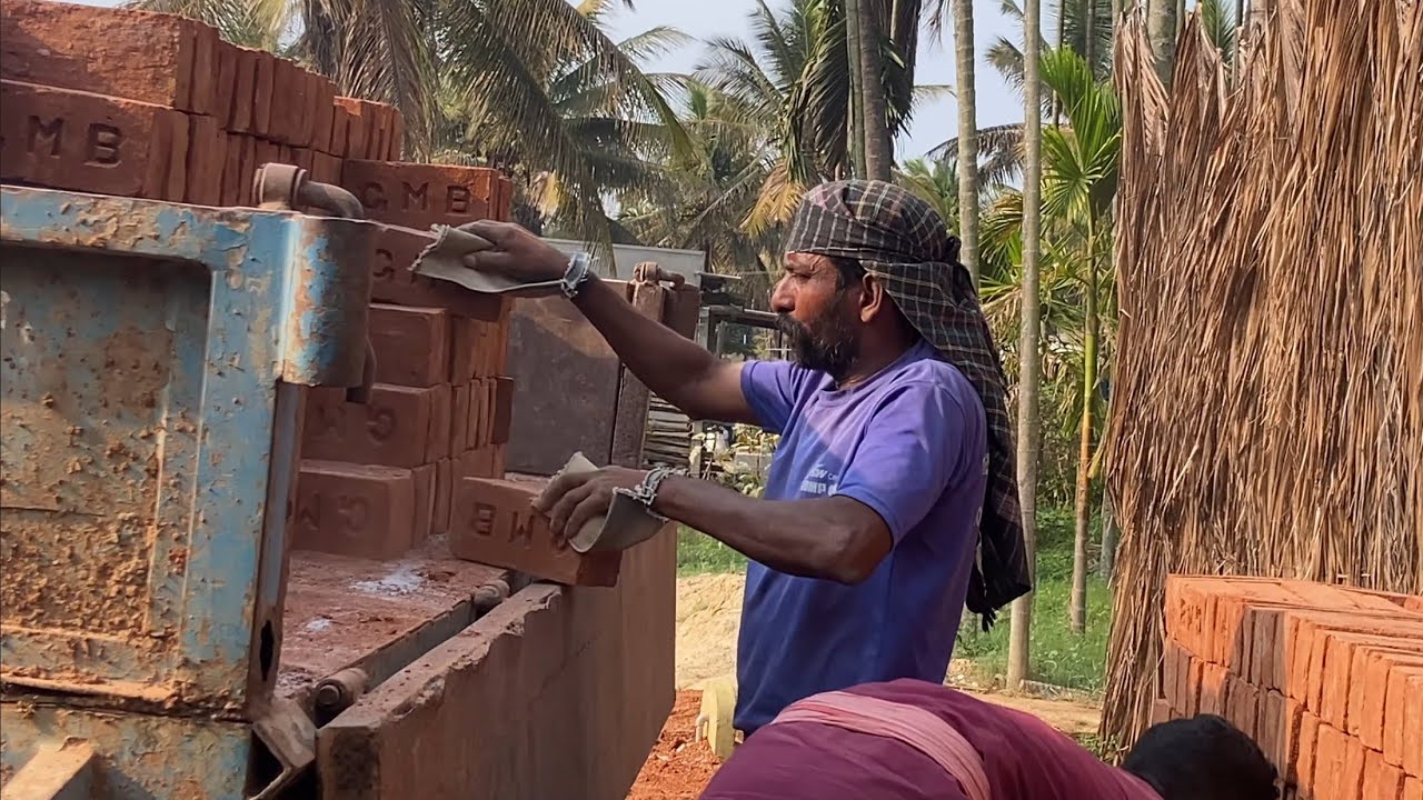Bricks 🧱 unloading work - YouTube