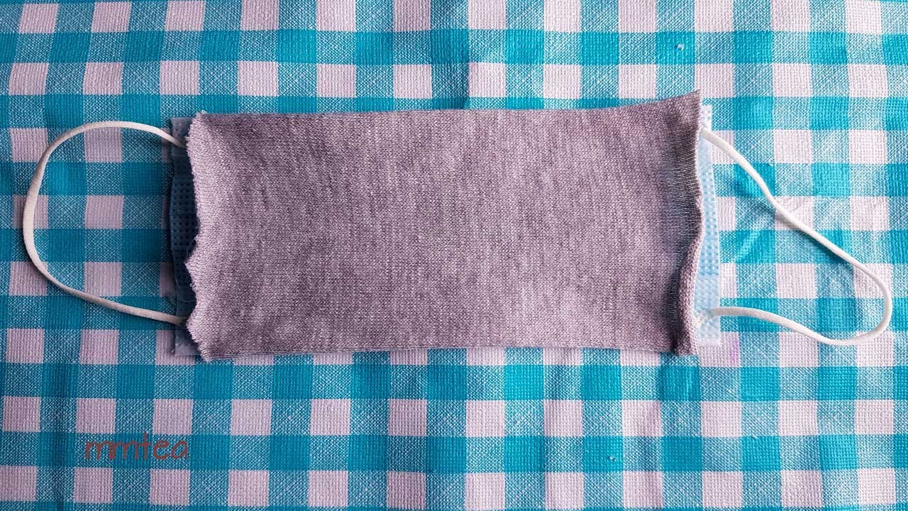 #facemask How To REUSE Face Mask With Sock - YouTube