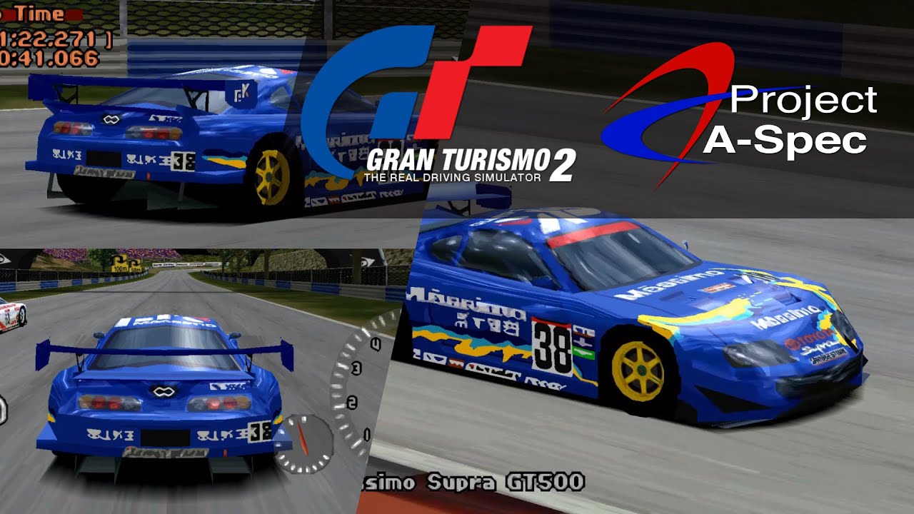 F/K Massimo Supra goes Racing! | Project A-Spec [A Huge Gran Turismo 2 Expansion Mod] - YouTube