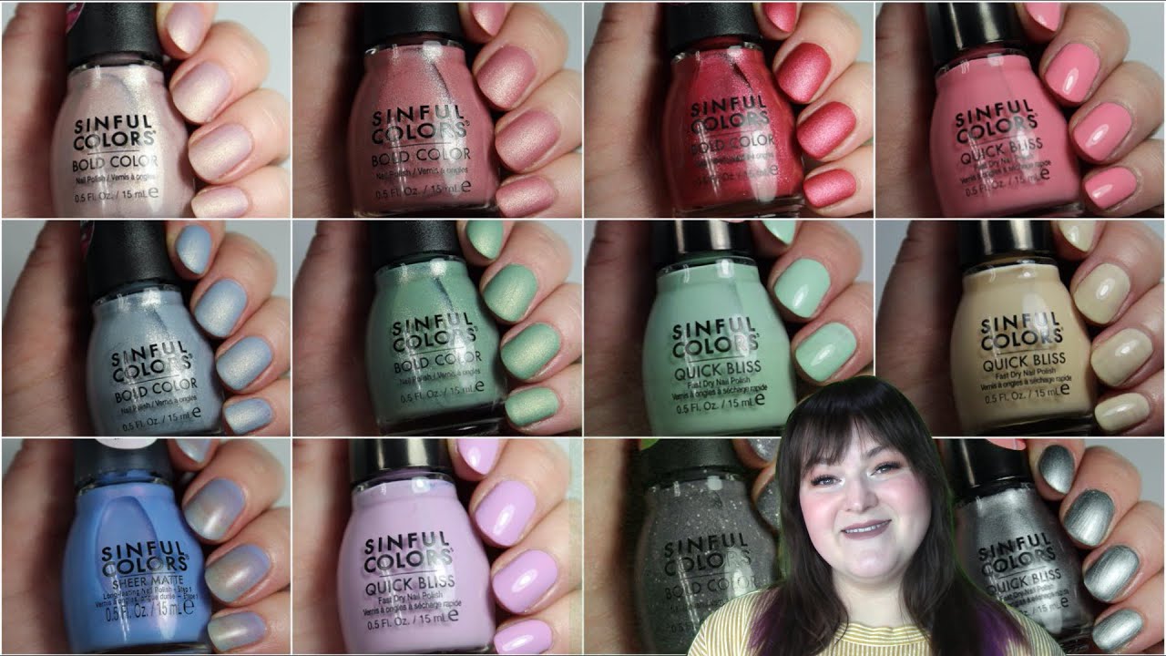 Sinful Colors Holiday 2021 Collection | Live Application Review - YouTube