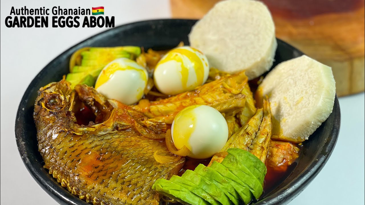 GARDEN EGGS ABOM RECIPE - YouTube
