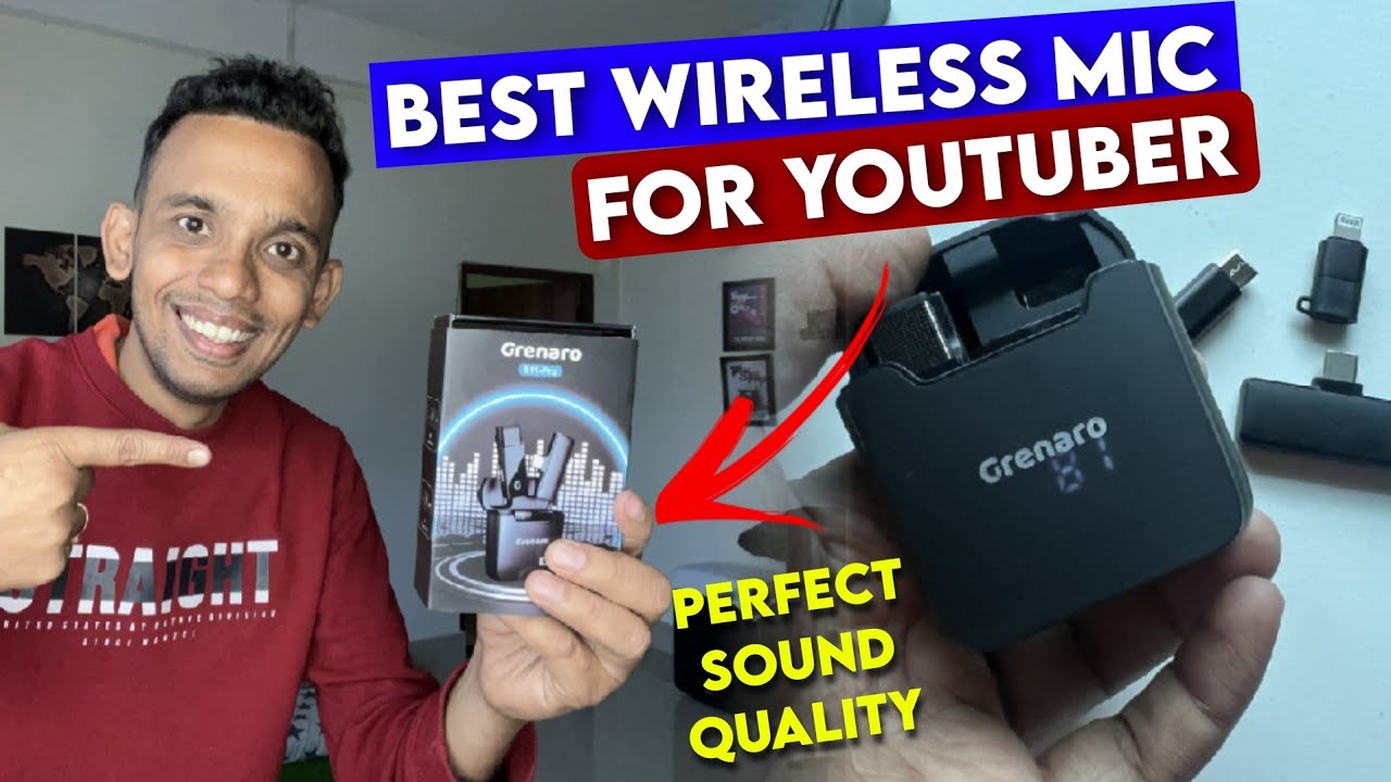 Wireless Mic for YouTube | Best Wireless Mic for video | Cheapest ...