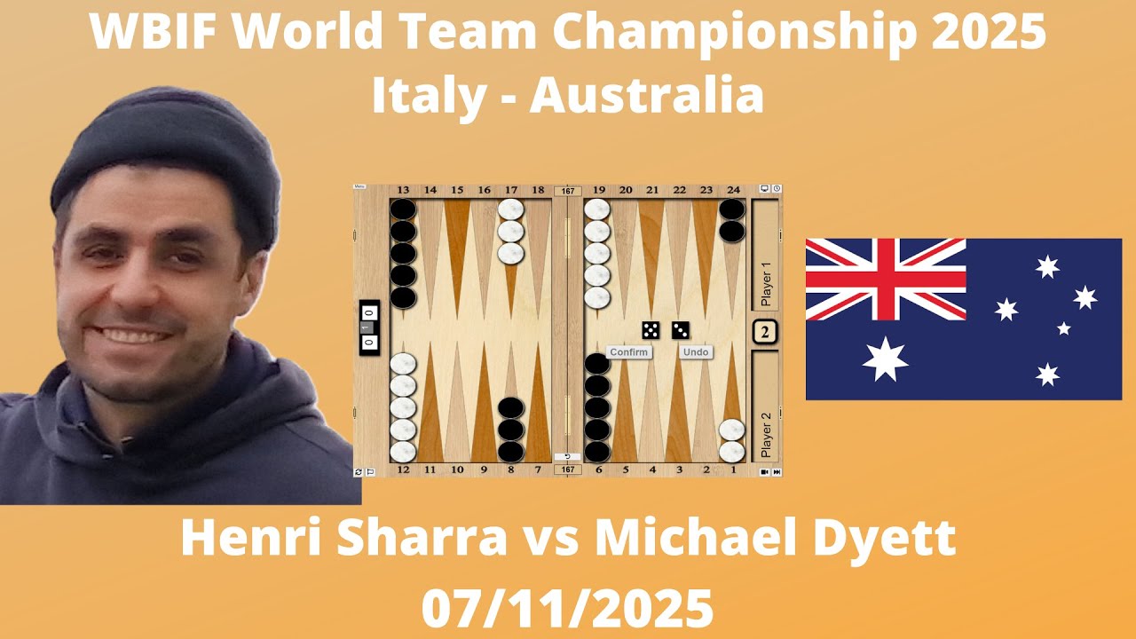 WBIF World Team championship - Italy - Australia - Henri Sharra vs ...