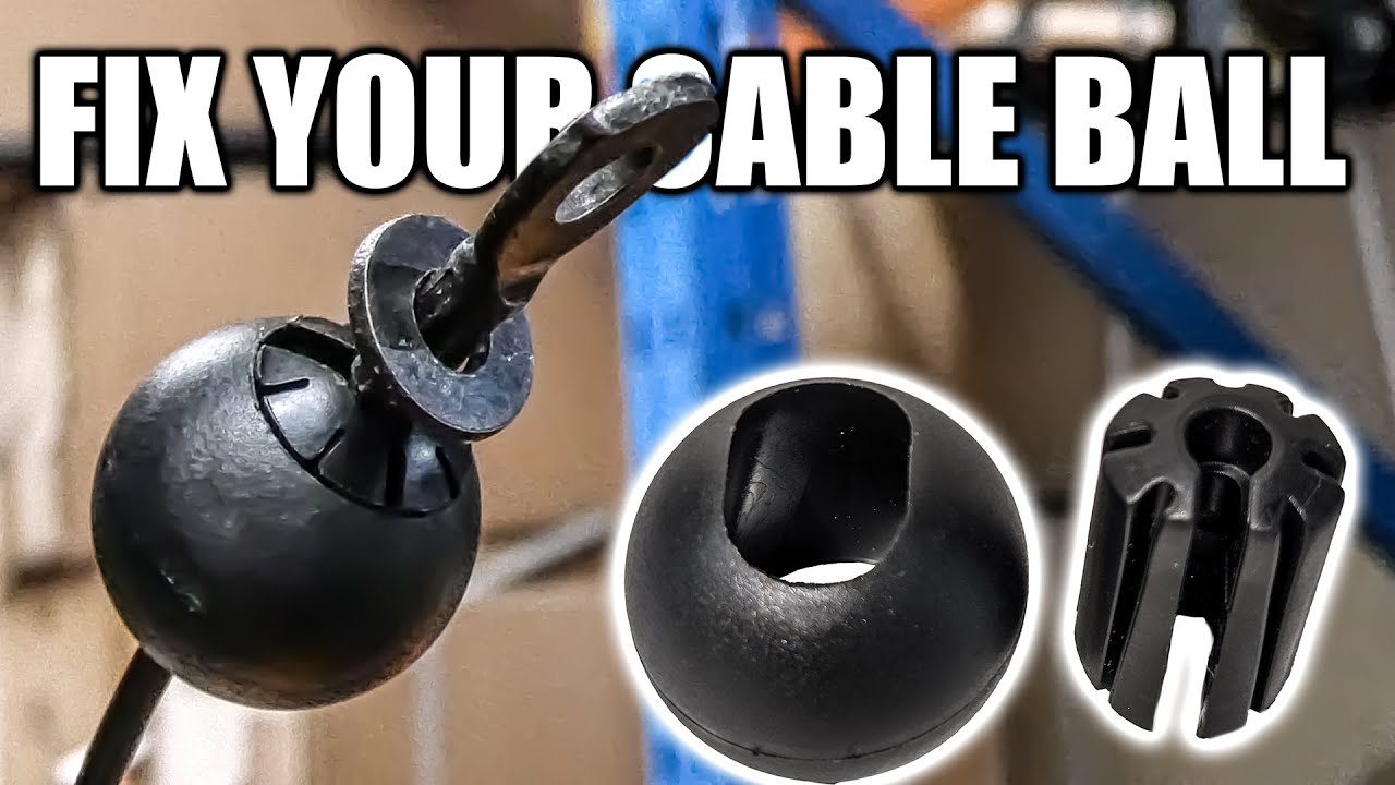 Fix your Broken Gym Cable Ball with no Tools! - YouTube