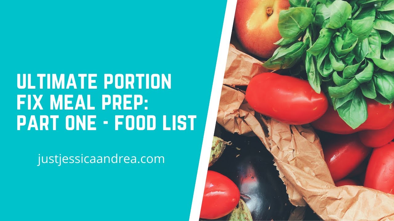 Ultimate Portion Fix Meal Plan - How Not To Waste Food - YouTube