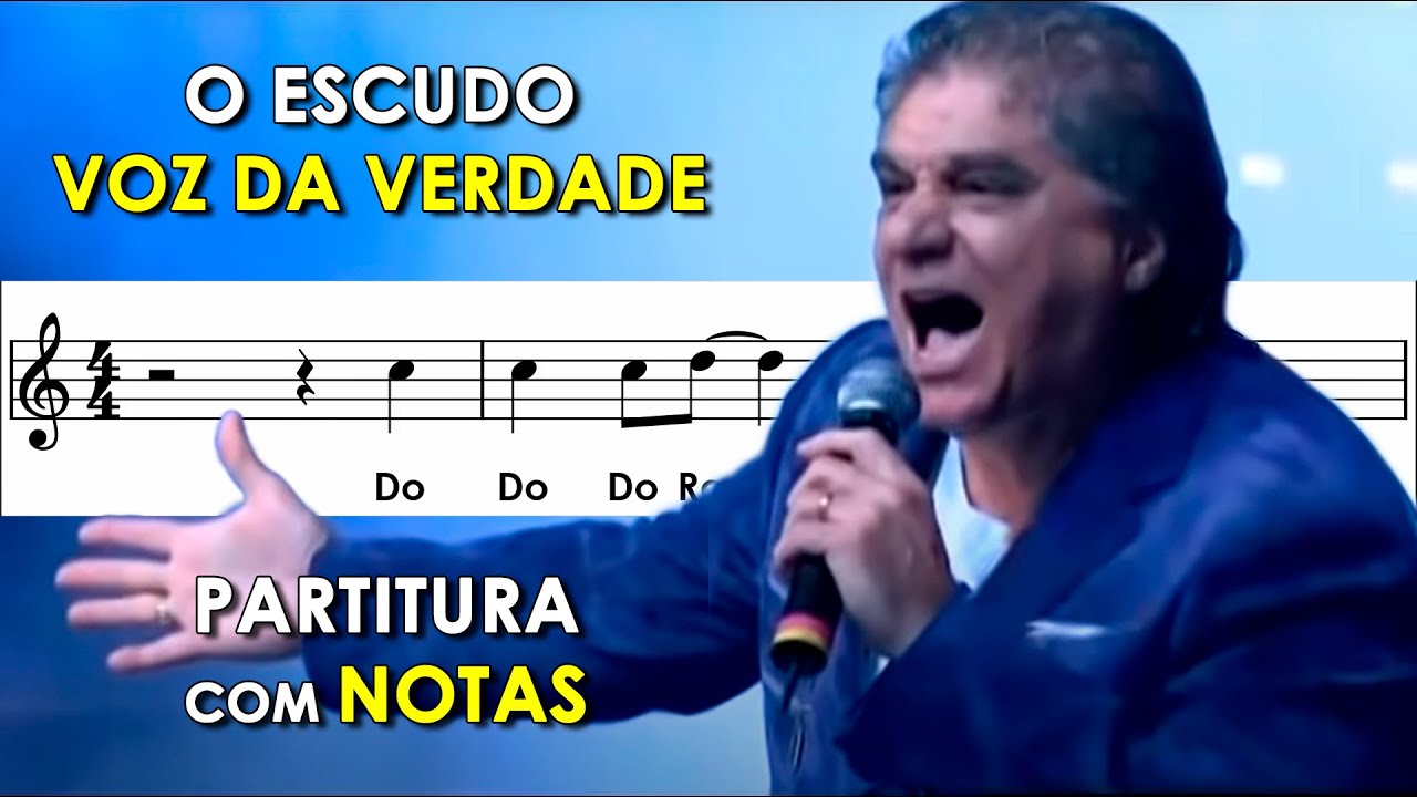O Escudo | Partitura com Notas para Flauta Doce, Violino + Playback ...
