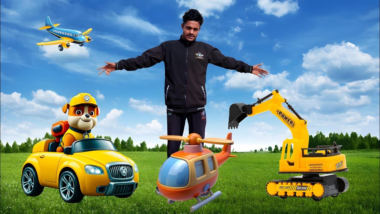 JCB Loading Straw in JCB Truck | Kids are playing with Bruder JCB | Kid ...