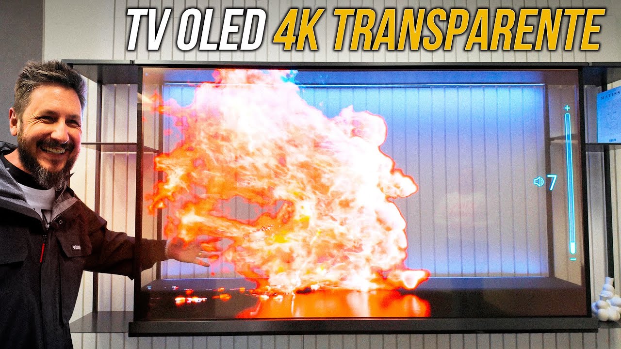 A TV OLED 4K transparente da LG! Conheça a Signature OLED T - YouTube