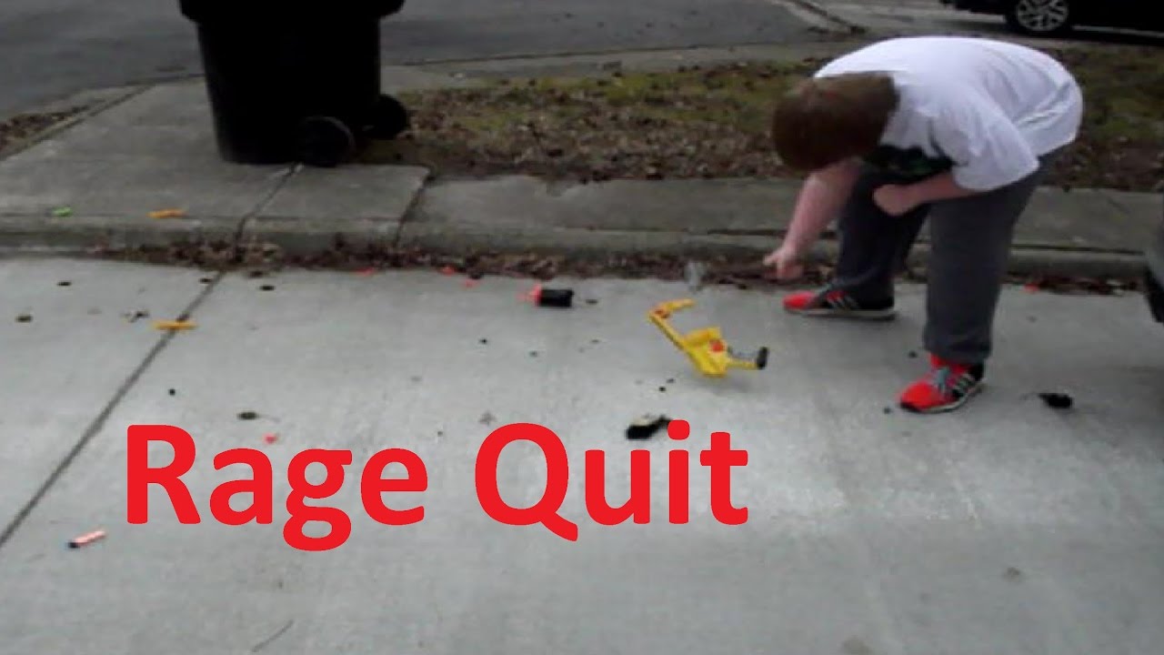 Nerf Rage Quit - YouTube