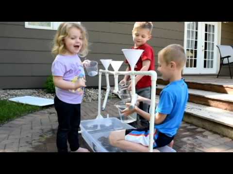 DIY Water "Table" using PVC pipe - YouTube