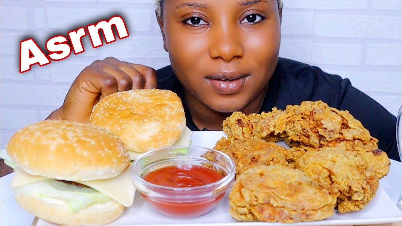ASMR | CRUNCHY CHICKEN MUKBANG | KFC CHICKEN MUKBANG - YouTube