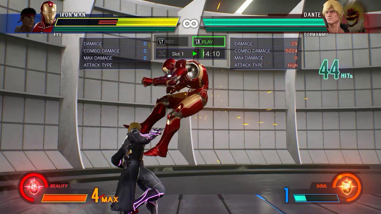 Marvel vs Capcom Infinite Dante Run n Gun combo for vgambit - YouTube