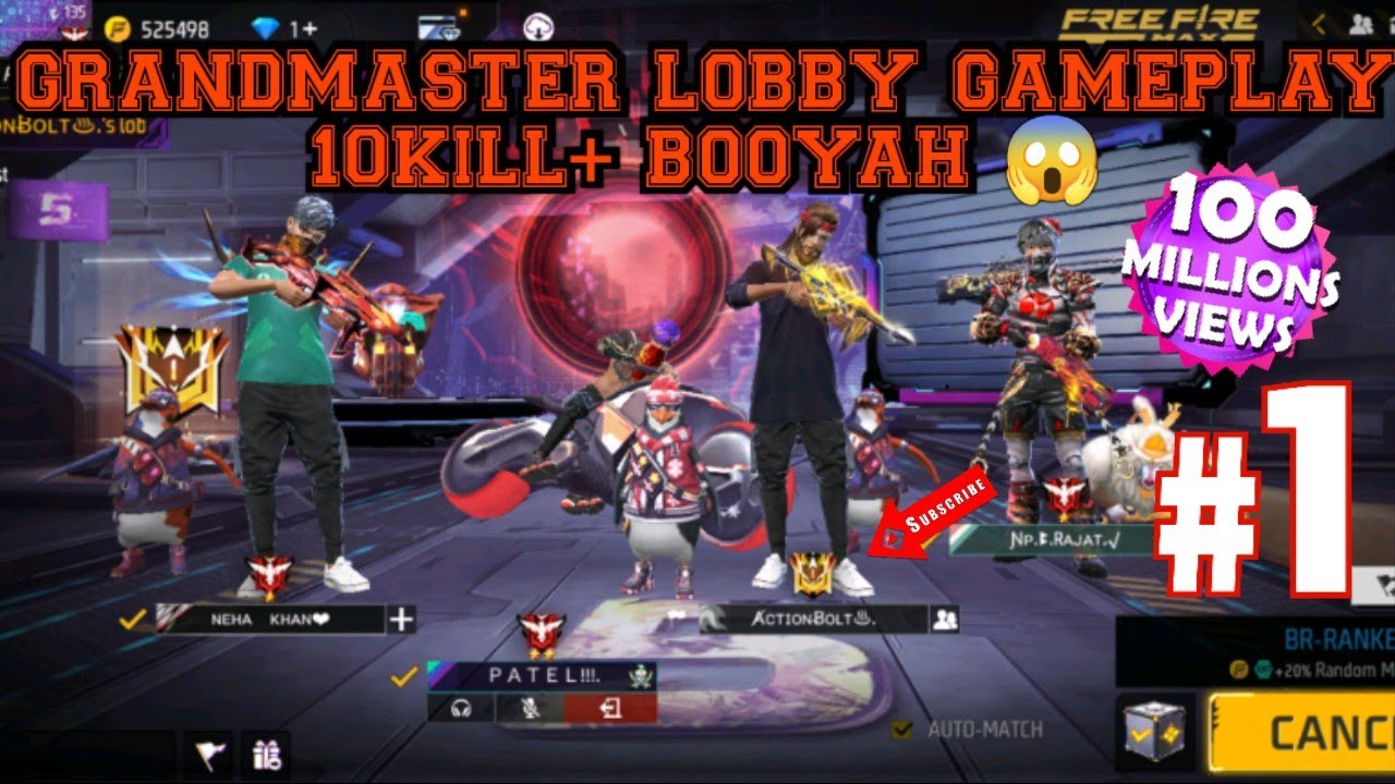 FREE FIRE RANKED GAME GOD LEVEL GAMEPLAY 🔥 || AGAR VIDEO ACHA LAGR TO ...