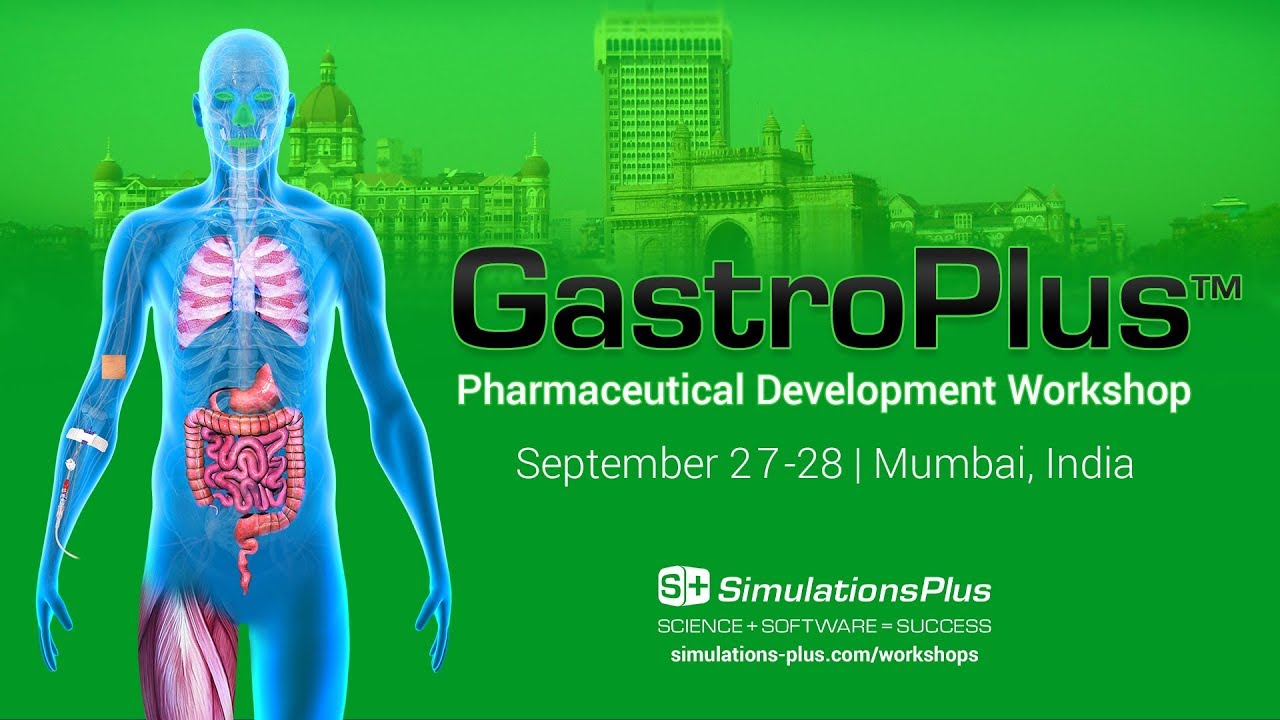 GastroPlus Workshop in Mumbai India 2018 - YouTube
