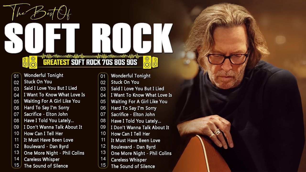 Eric Clapton, Elton John, Phil Collins,Bee Gees,Rod Stewart 📀 Best Soft ...