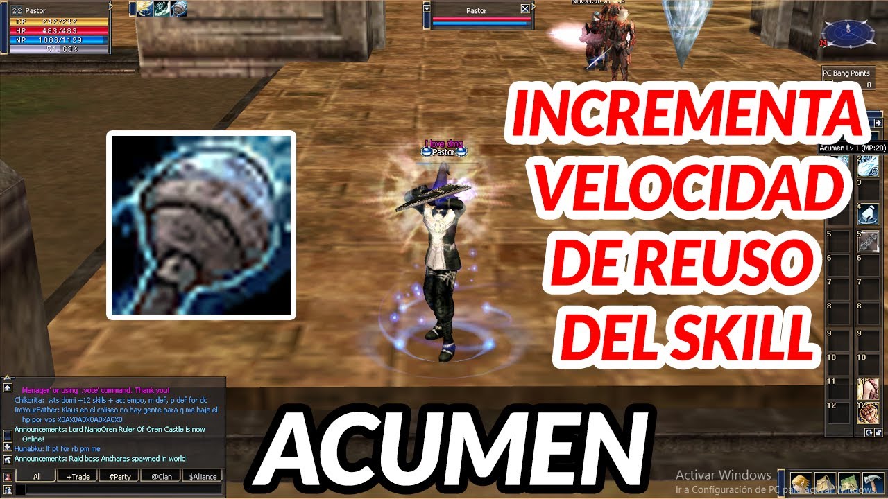 Acumen - Buff Lineage II para magos - Epic Lineage 2 - YouTube