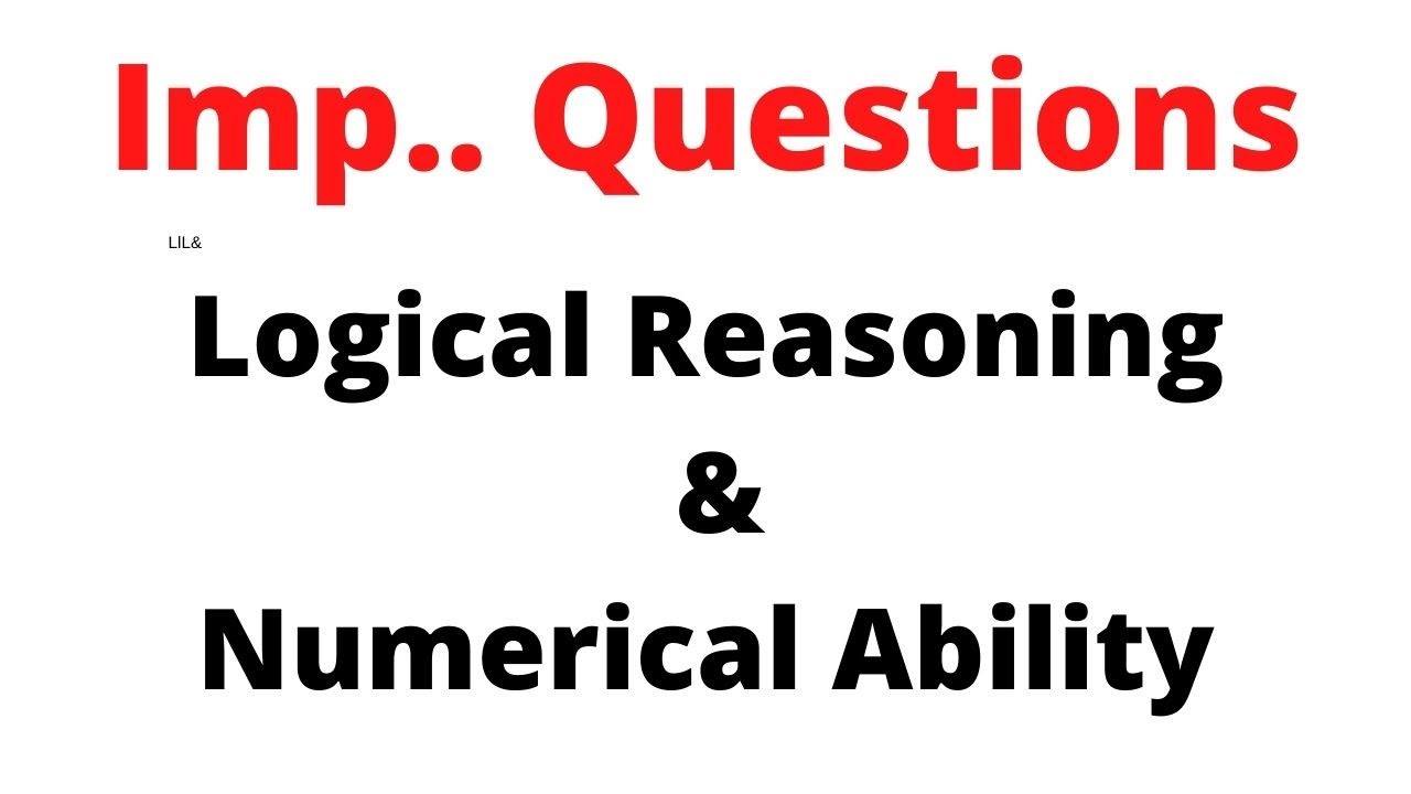P-2 | important questions of logical reasoning and aptitude|practice ...