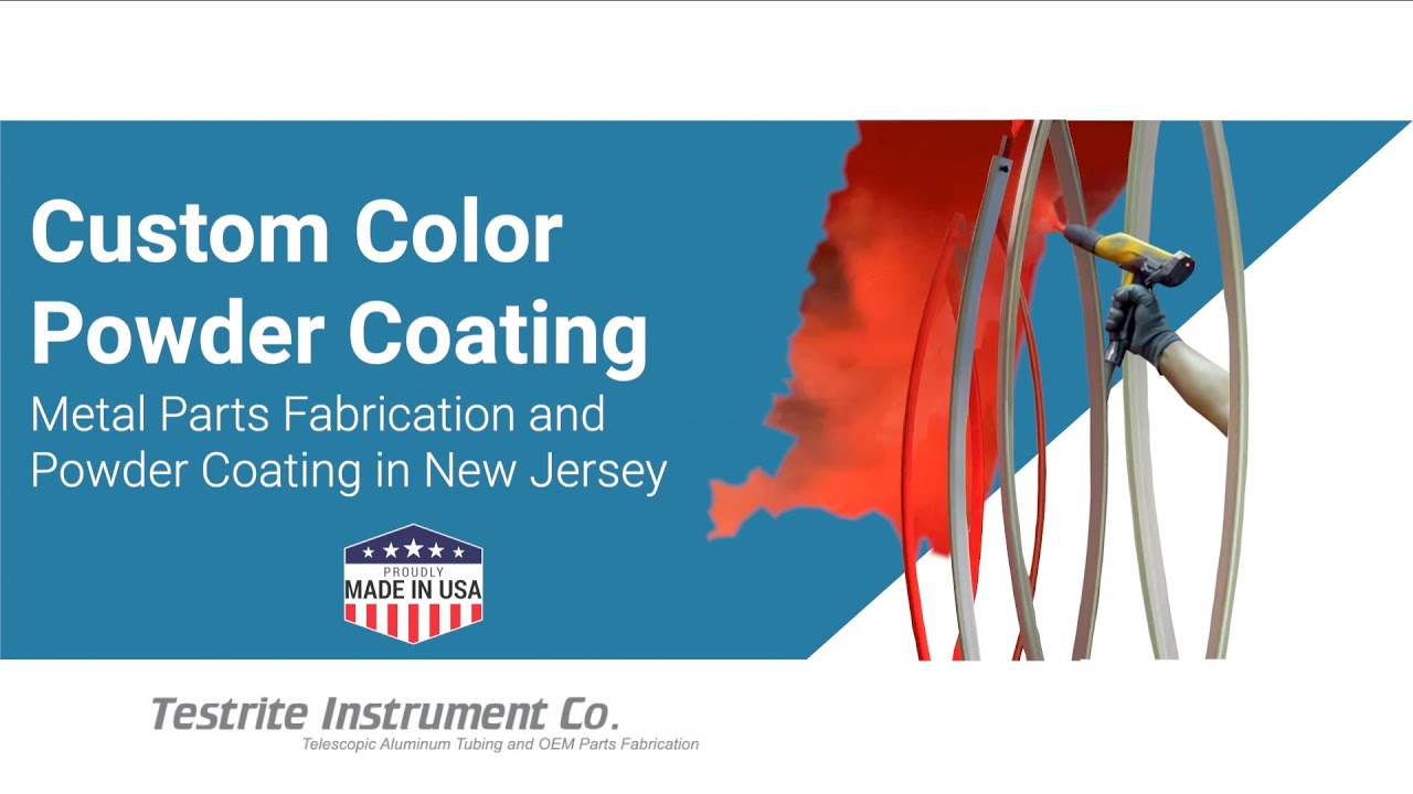 Custom Color Powder Coating - YouTube