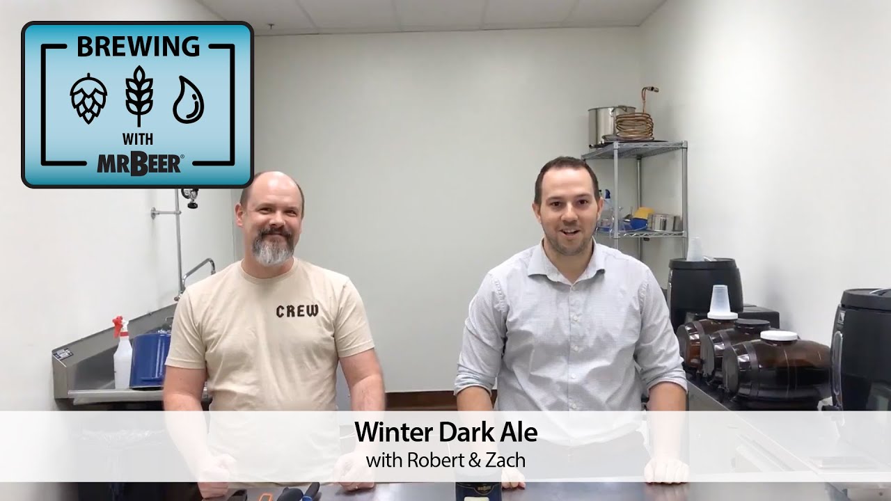 Brewing Mr. Beer's Winter Dark Ale Craft Refill - YouTube