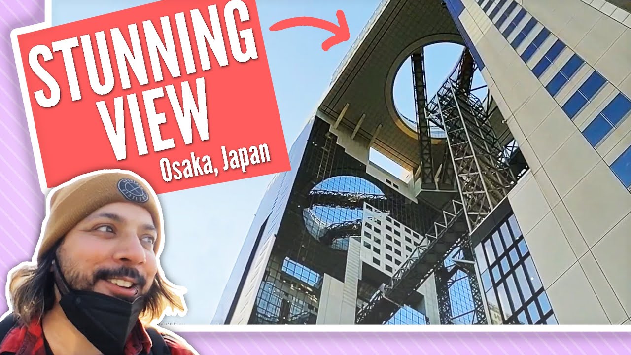 🇯🇵 Stunning view atop the MOST UNIQUE building in Osaka, Japan - YouTube