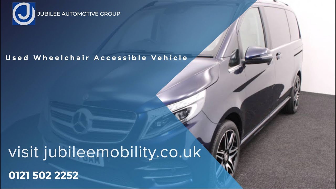 Wheelchair Accessible Vehicle | Used Mercedes V Class Klastar V250 D ...