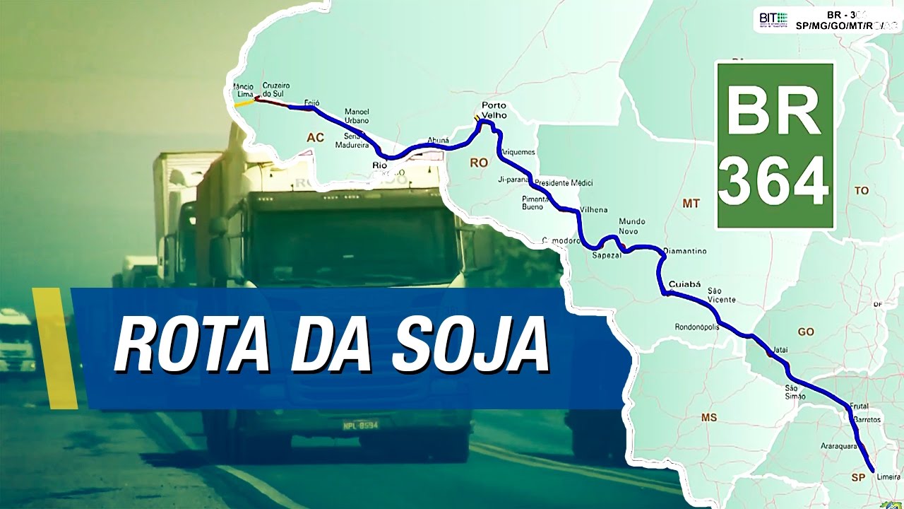 BR-364, a “Rota da Soja” | BRC na Estrada - YouTube