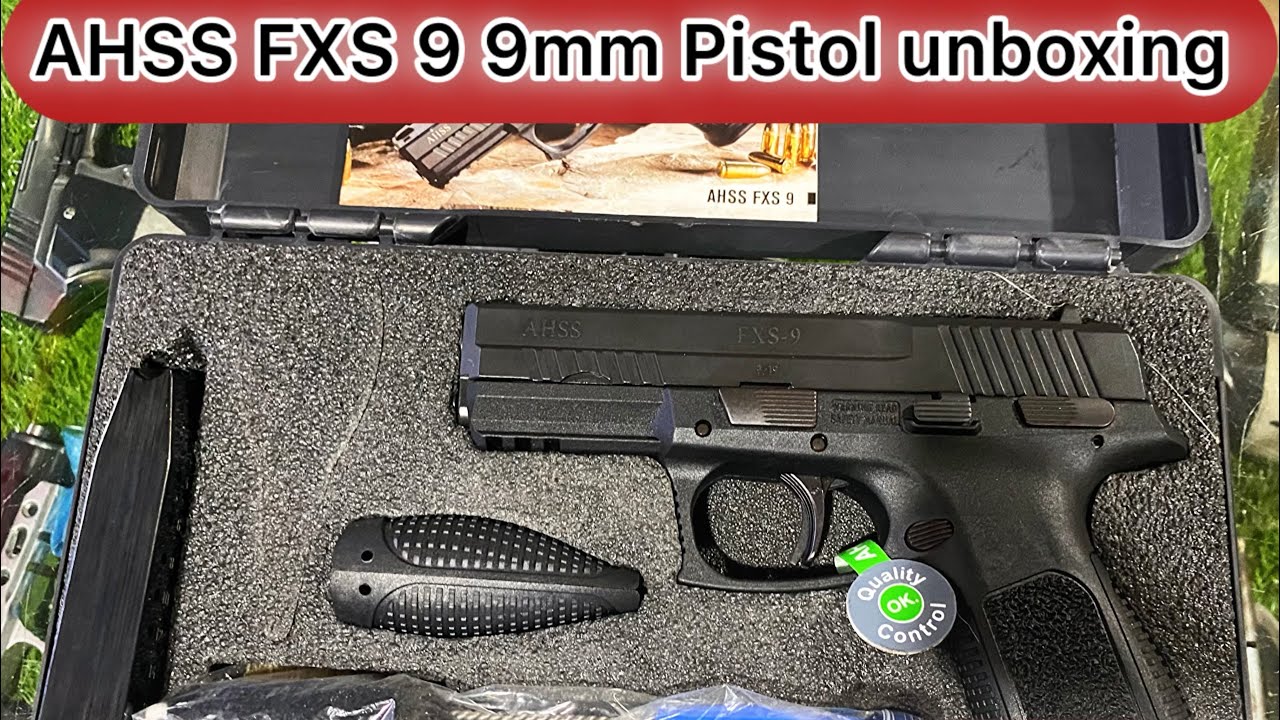 AHSS FXS9 9mm made in Türkiye 🇹🇷 Pakistani Price 2025? 😱 - YouTube