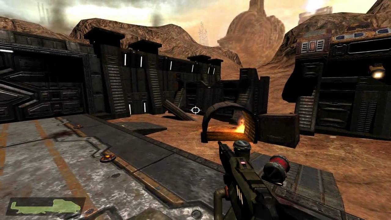 Quake 4 HD Walkthrough Part 7 - Canyon - YouTube