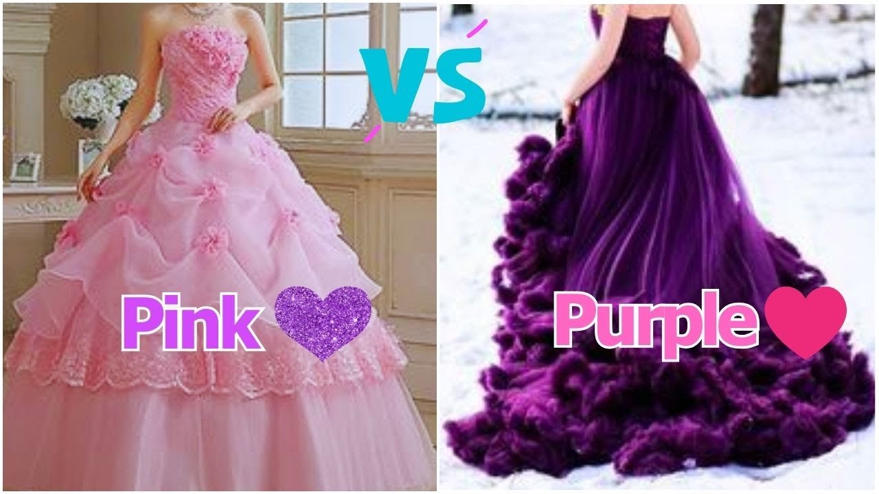 Pink VS Purple 💜💖 |Purple VS Pink |Pick one |This or that - YouTube