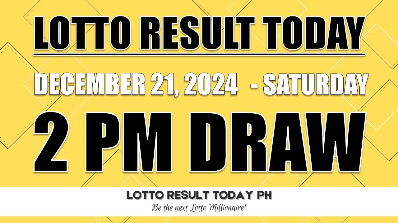 WATCH: PCSO Live Lotto Result Today 2PM December 21 2024 | LRT PH - YouTube
