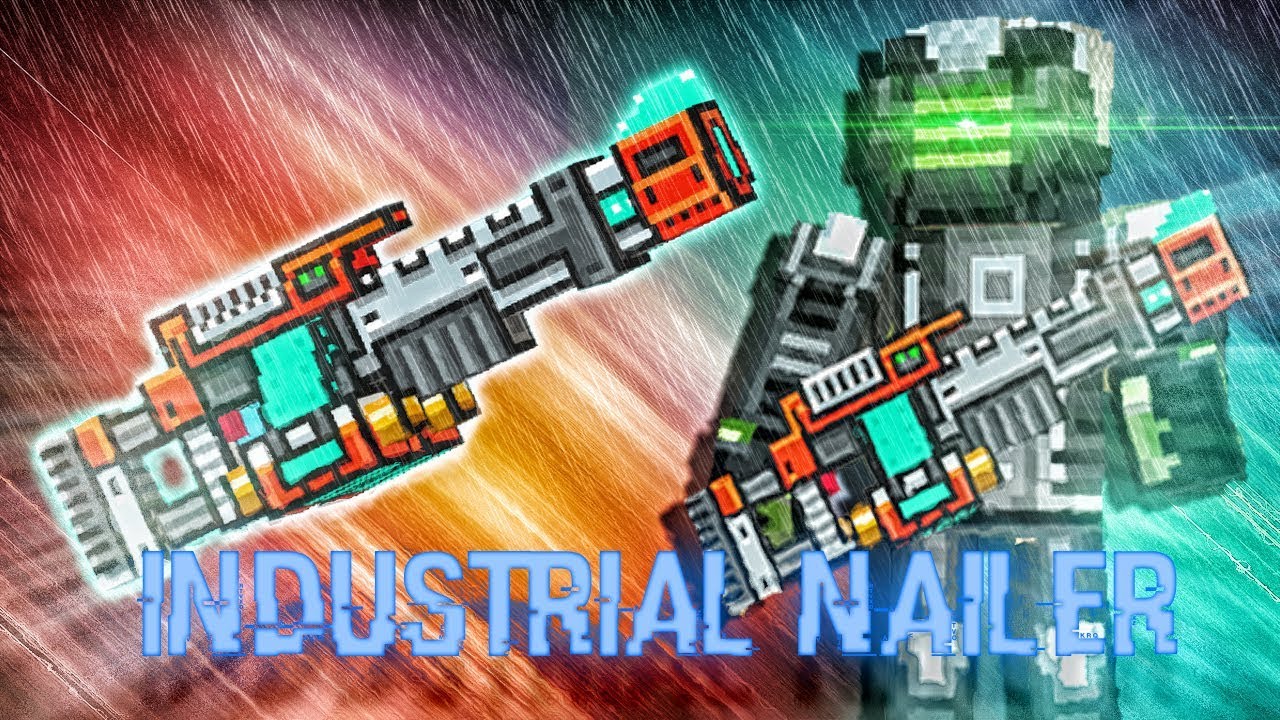 Pixel Gun 3D - INDUSTRIAL NAILER [Review] - YouTube