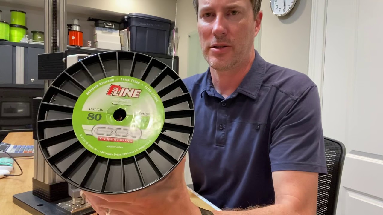 PLine CXX Extra Strong 80lb Line Test - YouTube