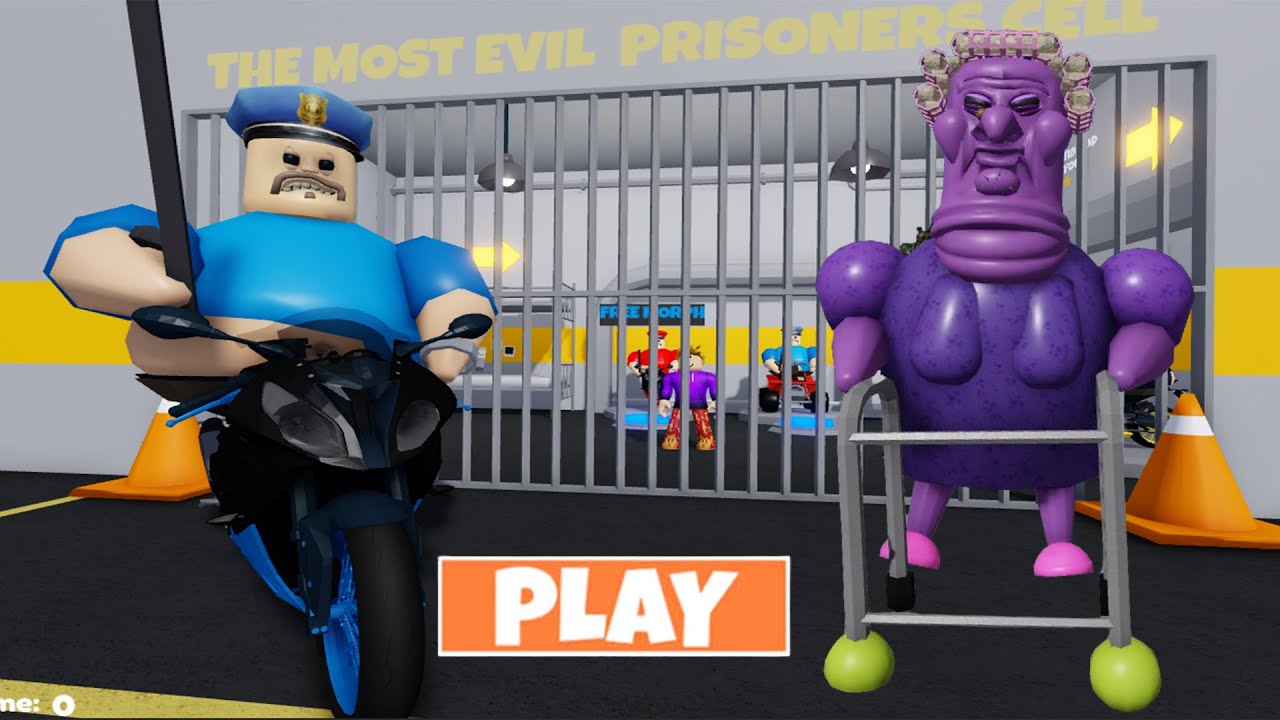 SECRET UPDATE | BIKER BARRY'S PRISON RUN and GRIMACE GRUMPY GRANNY? - WALKTHROUGH - YouTube