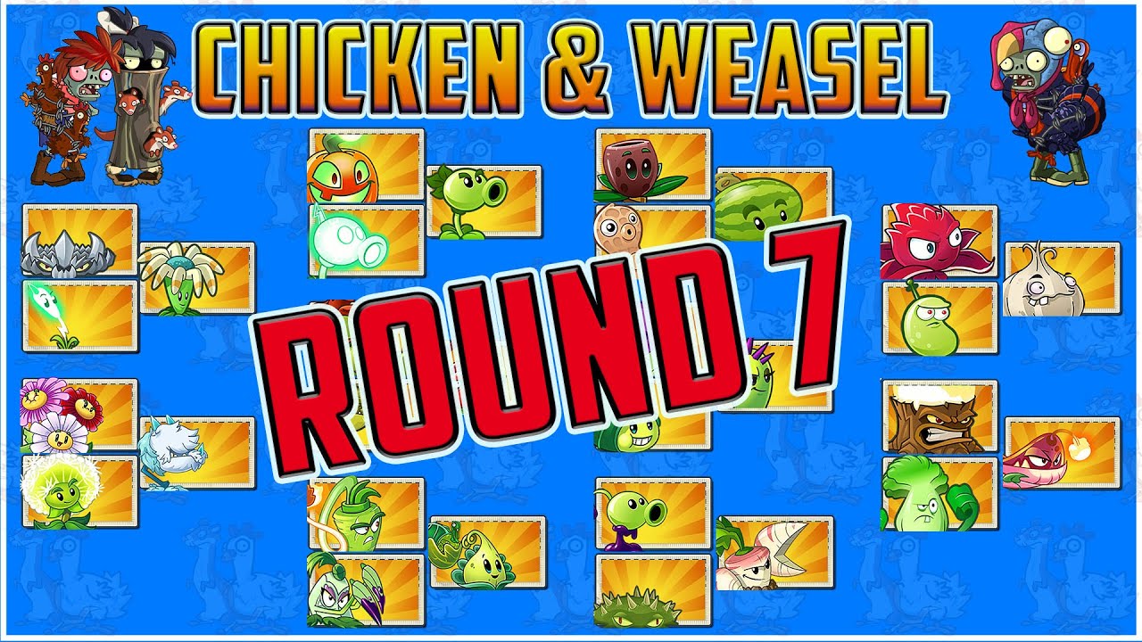 The Chicken & Weasel Tournament Level 7 - Plants vs Zombies 2 Epic ...