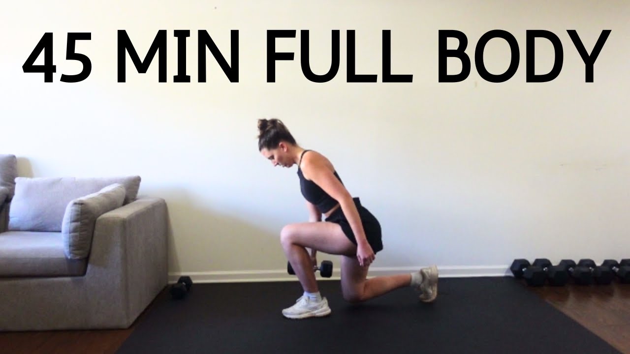 45 MIN FULL BODY WORKOUT - NO REPEATS - YouTube