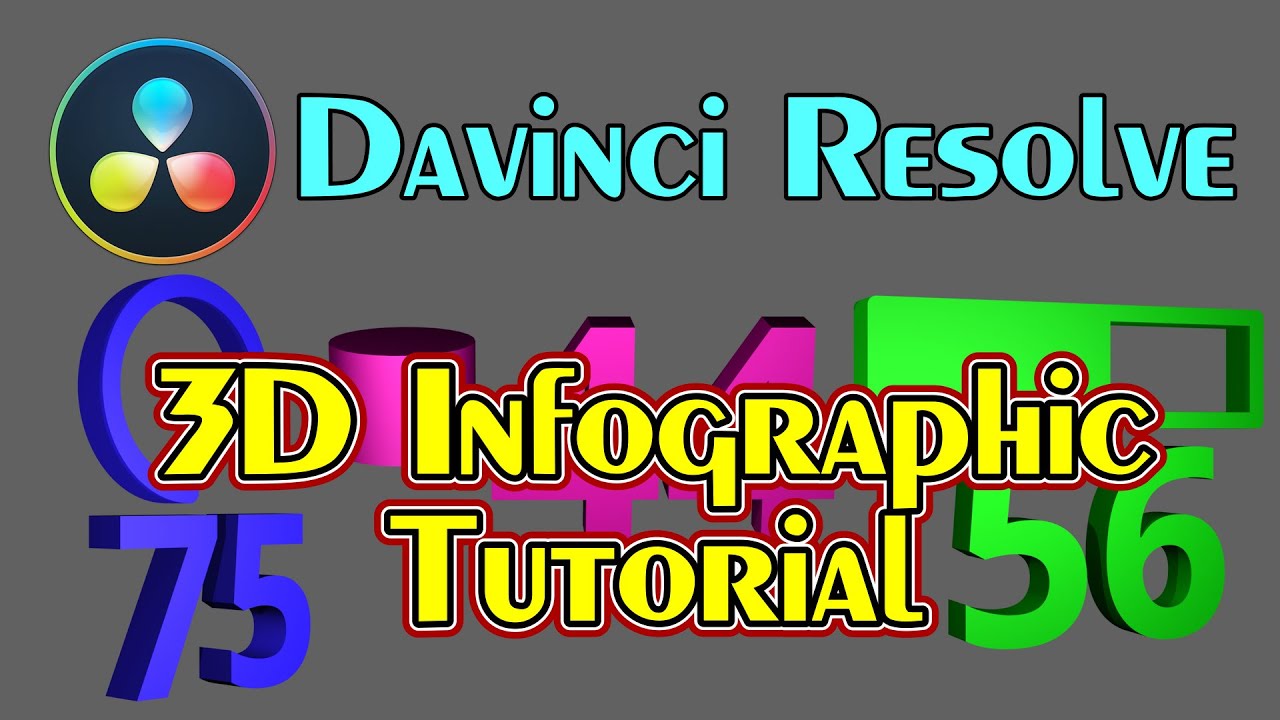 Davinci Resolve 3D Infographic Tutorial - YouTube